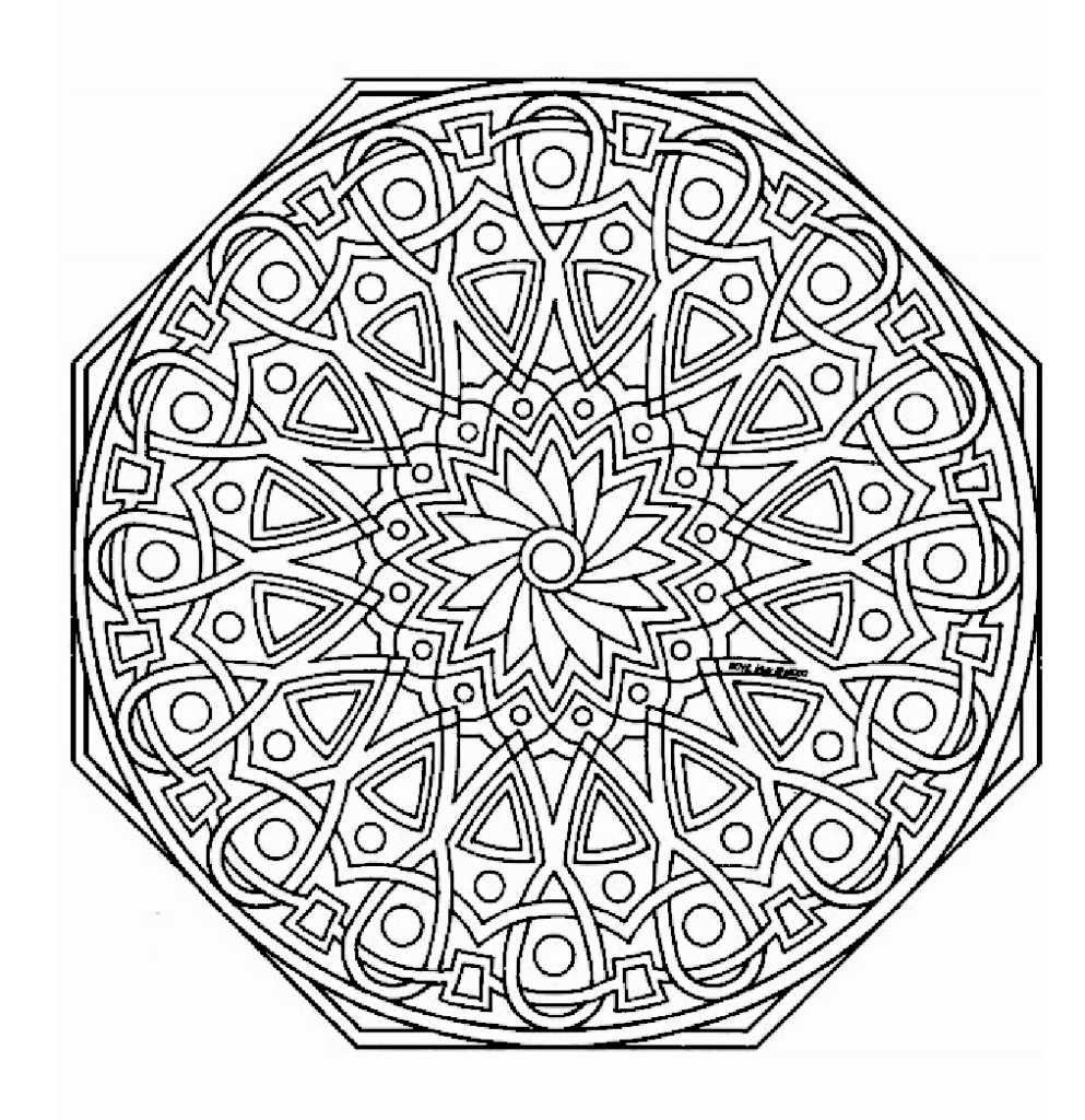 Mandala Monday - Free Mandalas to Color Online from Imagination Drawings